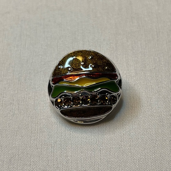 Jewelry | Nwot Rare Magnolia And Vine Burger Fries And Milkshake Snap ...